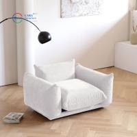 China Popular Product One Seat Arm Sofa Removable Nordic Velvet Modern Single Sofa Chair for sale