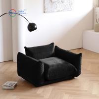 China Popular Product One Seat Arm Sofa Removable Nordic Velvet Modern Single Sofa Chair for sale