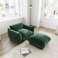 China Popular Product One Seat Arm Sofa Removable Nordic Velvet Modern Single Sofa Chair for sale