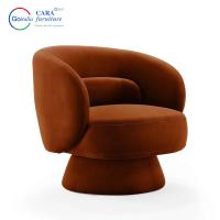 China Goitalia Furniture Upholstered Arm Chairs Elastic Soft Seat Living Room Single Sofa Chairs for sale
