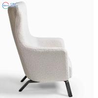 China Customize Home Furniture Berber Fleece Fabric Footstool And Soft Sofa Armchairs For Living Room for sale
