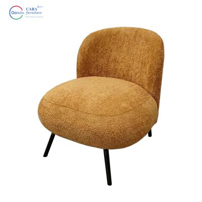 China Customize Home Balcony Furniture Fabric Material Armless Grey Sofa Chair For Living Room Fabric Sofa for sale
