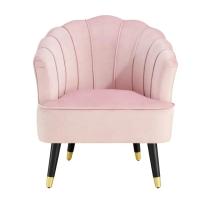 China Hotel Furniture Nordic Style Green Fabric Luxury Chair For Living Room for sale