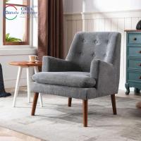 China New Designed Modern Style Bedroom Sofa Chair Single Seat  Home Hotel Soft Fabric Fancy Chairs For Living Room for sale
