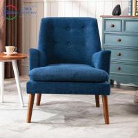 China New Designed Modern Style Bedroom Sofa Chair Single Seat  Home Hotel Soft Fabric Fancy Chairs For Living Room for sale