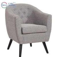 China Wooden Frame Furniture One Seat Multiple Colors Arm Chair Chairs For Living Room for sale