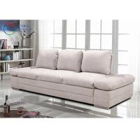 China Europe Style Soft Fabric 3 Seat Sofa Furniture Adjustable Armrest Modern Sofa Bed With Storage for sale