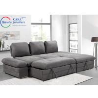 China Europe Style Soft Fabric 3 Seat Sofa Furniture Adjustable Armrest Modern Sofa Bed With Storage for sale