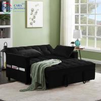 China Newly Arrived High Density Upholstered 3 Seater Velvet Luxury Sofa Bed Fabric Living Room Furniture Sofas Modern for sale
