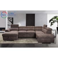 China High End Indoor Furniture Living Room Modern U Shaped Sectional Sofa Couch Bed Sofa Bed Leather for sale