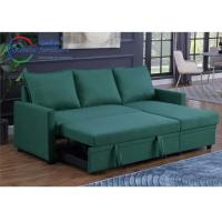 China Home Living Room Furniture French Style Modern Simple Corner Sofa Linen Fabric Model Sofa Bed for sale