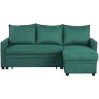 China Home Living Room Furniture French Style Modern Simple Corner Sofa Linen Fabric Model Sofa Bed for sale