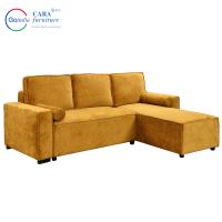 China Goitalia Furniture Customized Fabric Colors Simple Style Fabric Resistant Dirt Modern Sofa Bed Grey for sale