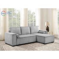 China Living Room Furniture Comfortable High Elastic Sponge Pink Couch Modern Corner Sofa Bed for sale