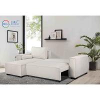 China Living Room Furniture Comfortable High Elastic Sponge Pink Couch Modern Corner Sofa Bed for sale