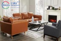 China High End Customized Size Reception Furniture Living Room 3Pcs Solid Wood Leg Modern Sofas Pu Leather for sale