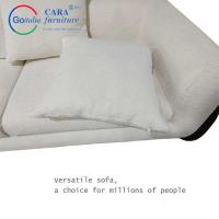 China Wholesale Lamb Cashmere Fabric Sofa White Luxury Designs Sofas For Home Furniture Living Room Modern for sale