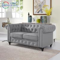 China Customized Grey Bedroom Living Room Sofa Set Furniture Velvet for sale