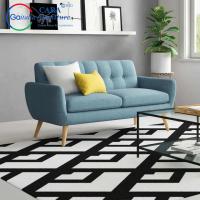 China Luxury Modern Multiple Colors Corner Sofa Pull Out Linen Fabric 2 Seater Home Furniture Living Room Sofa for sale