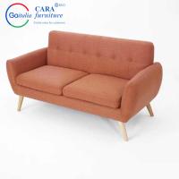 China Luxury Modern Multiple Colors Corner Sofa Pull Out Linen Fabric 2 Seater Home Furniture Living Room Sofa for sale