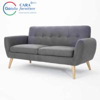 China Luxury Modern Multiple Colors Corner Sofa Pull Out Linen Fabric 2 Seater Home Furniture Living Room Sofa for sale