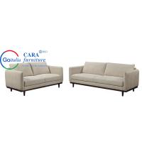 China OEM 3Pcs Multi Seater Wooden Frame White Green Linen Fabric Sofa Set Living Room Furniture Sofa for sale