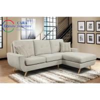 China Fabric Sofa Wooden Legs 2 Seats And Queen Bed Modern Living Room L Shaped Sofa for sale