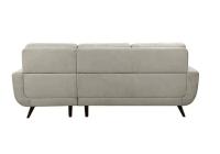 China Fabric Sofa Wooden Legs 2 Seats And Queen Bed Modern Living Room L Shaped Sofa for sale