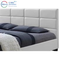 China 20000 Minimalist Design Wolid Wood Frame Double King Size White Home Bed Furniture For Bedrooms for sale
