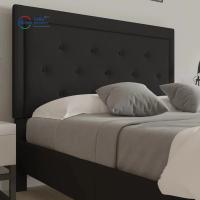 China 20001 Popular Design Durable Hotel Home Bed Solid Wood Frame Luxury Bed Grey Bedroom Furniture for sale