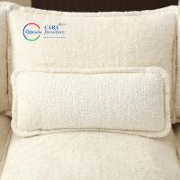 China 30023 High End Soft Simple Style White Fabric U Shape Hot Sale Furniture Luxury Sofas For Living Rooms for sale