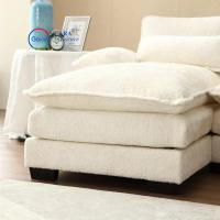 China 30023 High End Soft Simple Style White Fabric U Shape Hot Sale Furniture Luxury Sofas For Living Rooms for sale