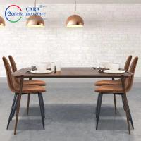China 70004 High Quality Hotel Restaurant Metal Leg High Quality Pu Leather Chairs For Dining Room for sale