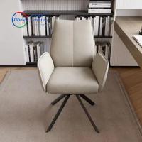 China 70009 New Design Armless Office Home Hotel Restaurant Living Room Coffee Hotel Pu Leather Dining Chair for sale