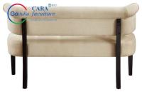 China BB2018 Good Quality Wood Leg Home Furniture White Bed End Bench French Ottoman Bench for sale