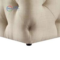 China BB2009 Minimalist Bedroom Furniture Nordic Foot Rest Pink Fabric Stool Long Square Bed End Stool Bench for sale