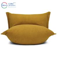 China Soft Fabric Armless Lazy Luxury Chairs For Sitting in Apartment Personalized Design for sale