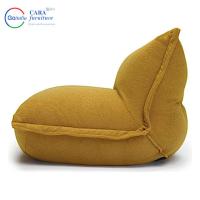 China Soft Fabric Armless Lazy Luxury Chairs For Sitting in Apartment Personalized Design for sale