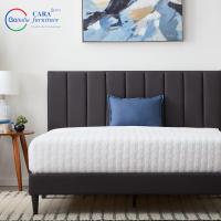 China Comfortable Style Soft Bed Black Solid Wood Board Double Queen Bed Frame For Bedroom for sale