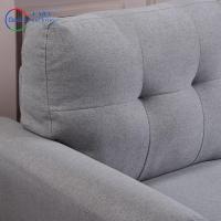 China Minimalist Furniture Set Sofa Living Room With Light Gray Fabric And Corner Style for sale