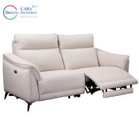 China Adjustable High End Modern Three Pieces Sofa Set Furniture Recliner Living Room Leather for sale