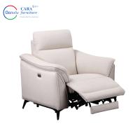 China Adjustable High End Modern Three Pieces Sofa Set Furniture Recliner Living Room Leather for sale