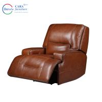 China Modern Style Easy Clean Recliners Sofa Three Pieces Living Room Leather Sofa Set Furniture for sale