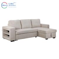 China Modern Design Living Room Corner Sofa Bed With Storage For Customizable Color Fabrics for sale