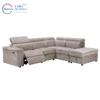 China Extendable Fabric Grey Color Foldable Storage Bed Sofa Bed For Villa Nordic Furniture for sale