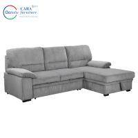China Customizable Simple Design Upholstered In Fabric Foldable Hotel Velvet Modern Bed Sofa for sale