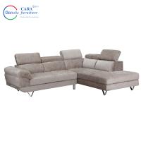 China NO Inflatable Wood Frame Fabric Cover L Shape Sofa for Modern Nordic Style Living Room for sale