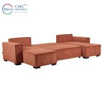 China Designed Luxury Modern Sofa Beds For Living Room Sectional Fabric In Multiple Colors for sale