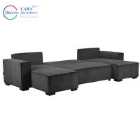 China Designed Luxury Modern Sofa Beds For Living Room Sectional Fabric In Multiple Colors for sale
