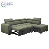China Adjustable Sofa Bed For Customer's Request Green Living Room Furniture In Guangdong for sale